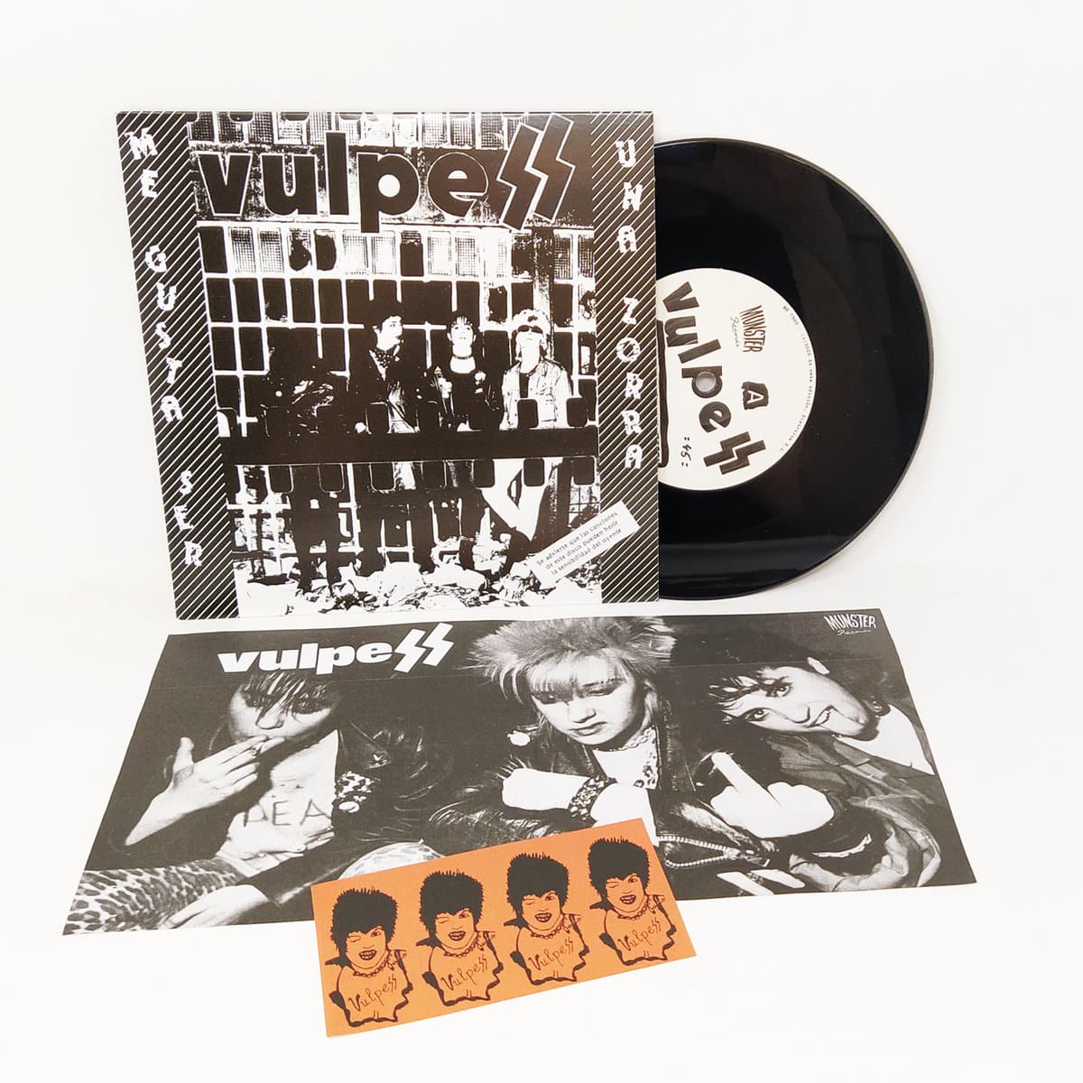 Vulpess -Me Gusta Ser Una Zorra 7" + Póster - Discos Bora Bora