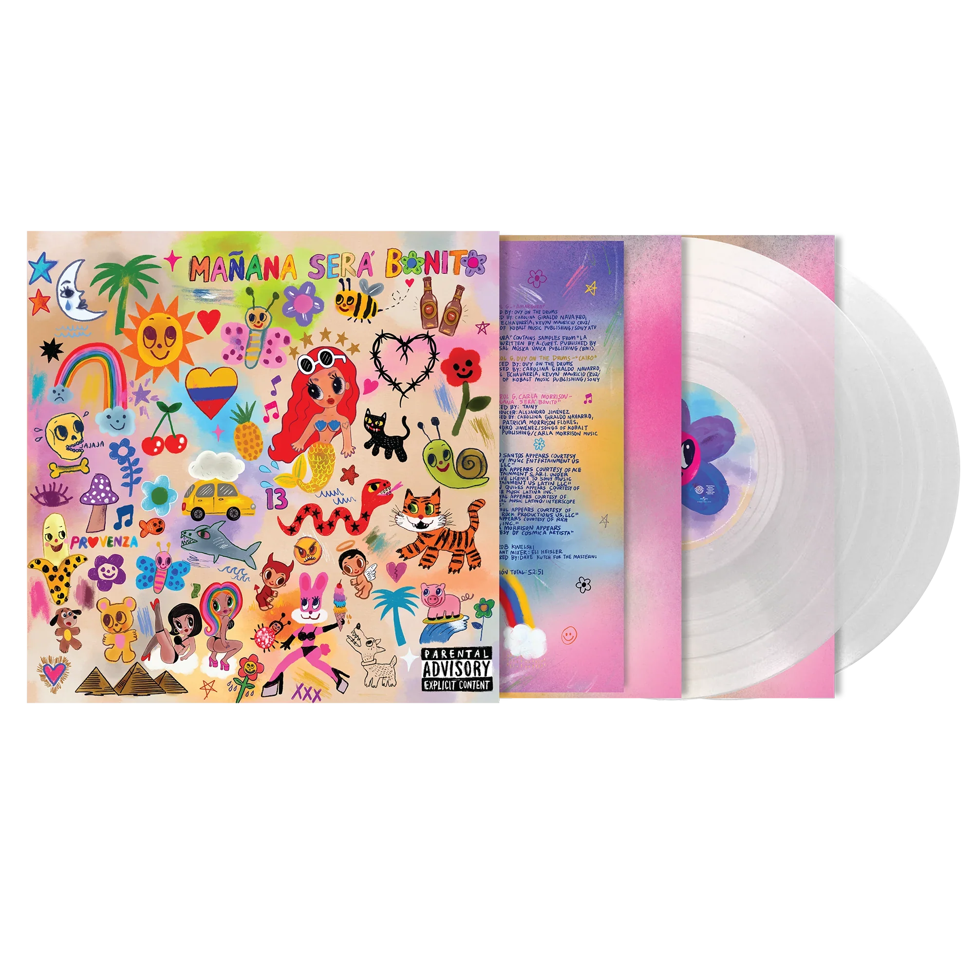 Karol G - Mañana Será Bonito 2Lp Ed. Limitada Vinilo Transparente ...